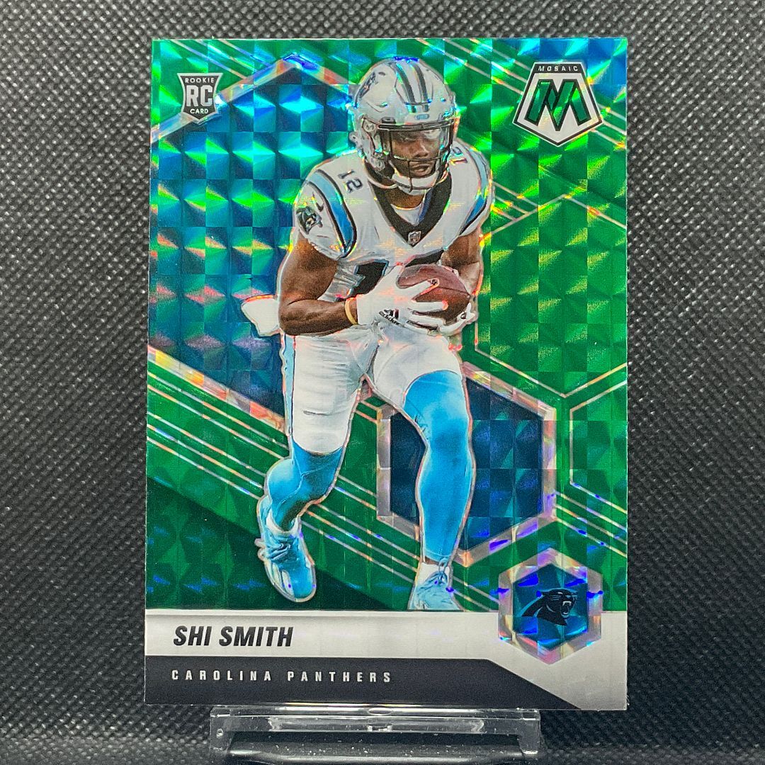 2021 Panini Mosaic NFL Shi Smith #391 Green Mosaic Rookie | eBay