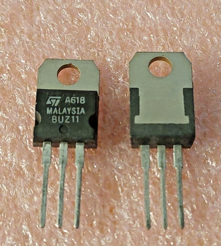 1pcs BUZ11 N CHANNEL 50V - 0.030R- 30A 75W TO-220 MOSFET STM | eBay