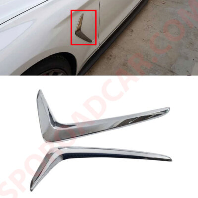 Front Fender Garnish Molding Lh Rh 2P for Hyundai Genesis G70 2018-2020 ...