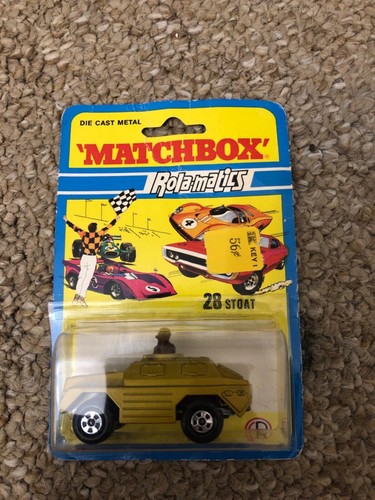 Vintage 1973 Matchbox Rolamatics No. 28 Stoat Diecast Car Metal Jeep ...