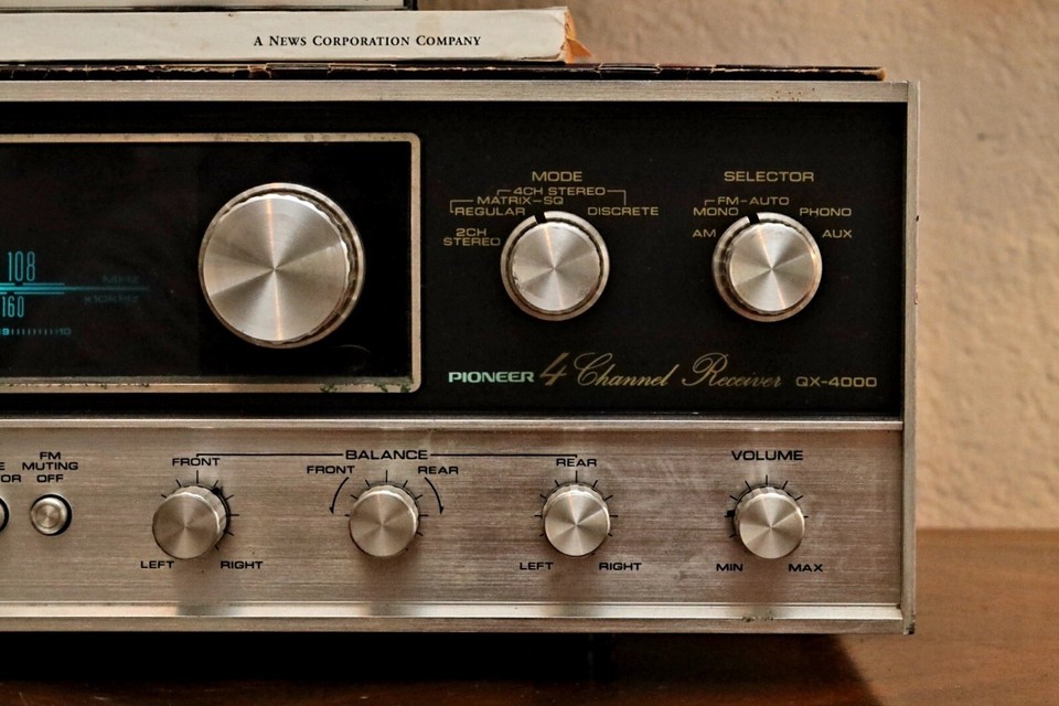 Vintage Pioneer QX-4000 4-Channel AM/FM Radio Quadraphonic Stereo ...