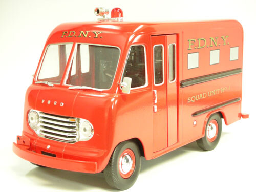 Unique Replicas 1950 Ford Step Van Fire Dept. 1:24 18570 Retired New | eBay