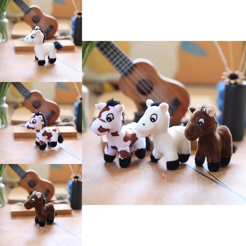 Charming Zebra Plush Keychain Able Soft Stuffed Animal Bag Accessory | eBay