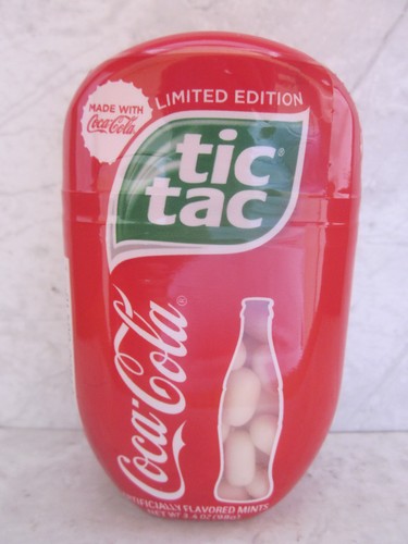 (1) 2021 Tic Tac Limited Edition Coca Cola Pop Hard Candy Mint 3.4oz ...