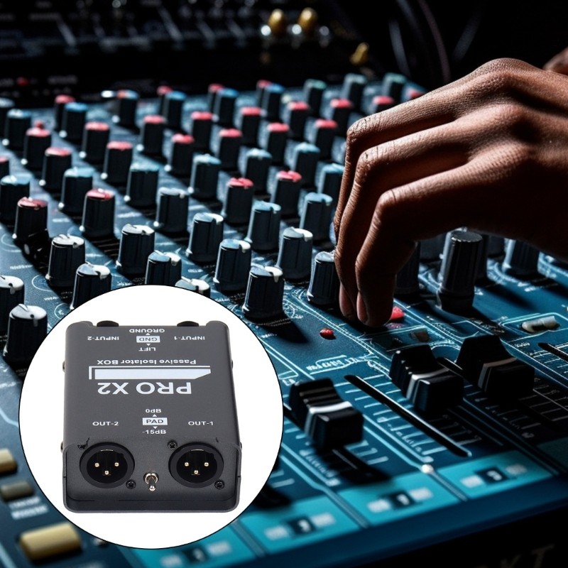 2CH Auditory Isolator Box Noise Eliminating Prevents Interferences | eBay