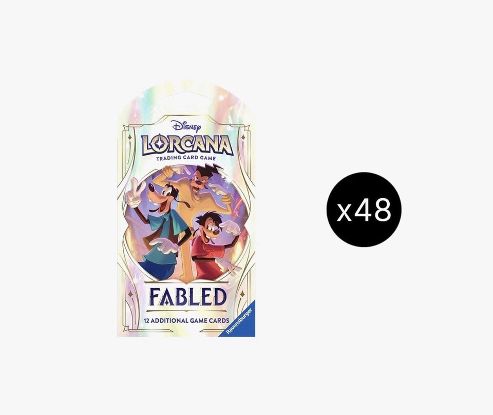 🪄 🏰 🪄 Disney Lorcana Fabled Set 9 TCG Sleeved Booster FACTORY SEALED ...