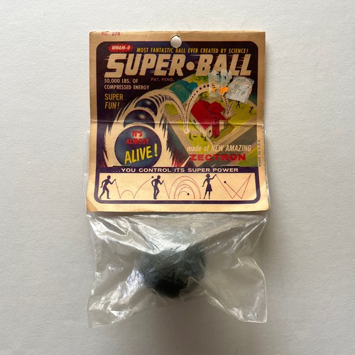 1965 Wham-O Super Ball • Sealed In Package • New Old Stock • Vintage ...