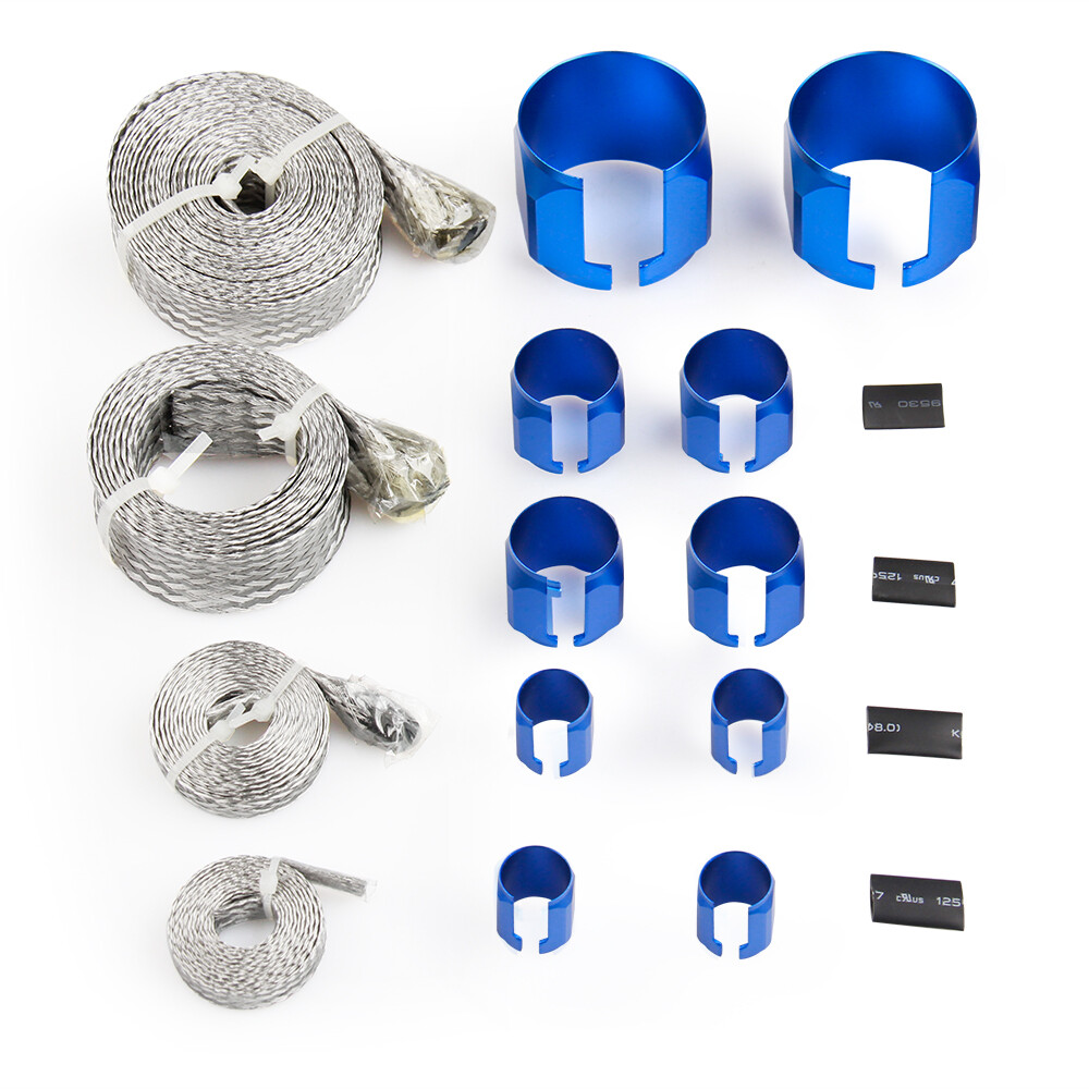 BRAIDED STAINLESS STEEL VACUUM/FUEL/RADIATOR/OIL LINE DRESS-UP HOSE ...