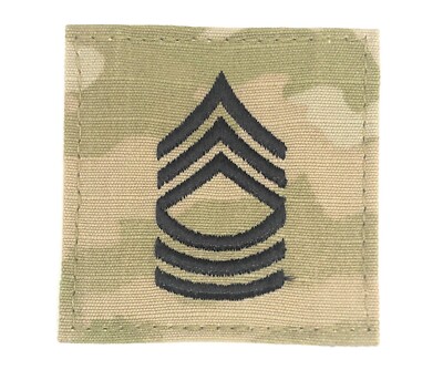US Army OCP Rank 2x2 With Hook Fastener - E8 Master Sergeant | eBay