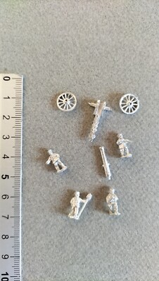 1 x MRL GUN NAVAL CREW FRANCO PRUSSIAN WAR 10MM METAL MINIATURE ...