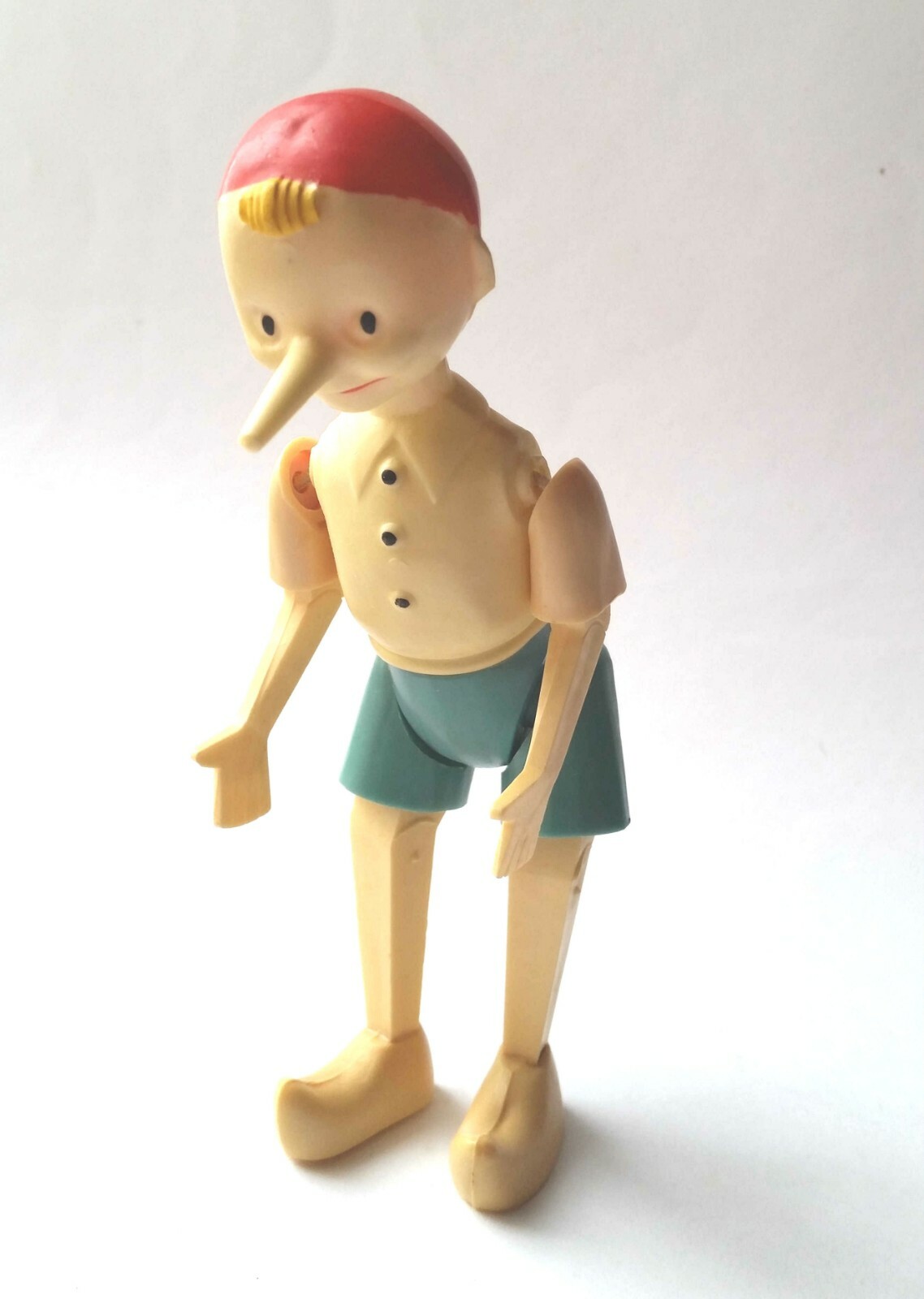 1940s Vintage USSR Russian Soviet Crushed Plastic Toy Doll PINOCCHIO ...
