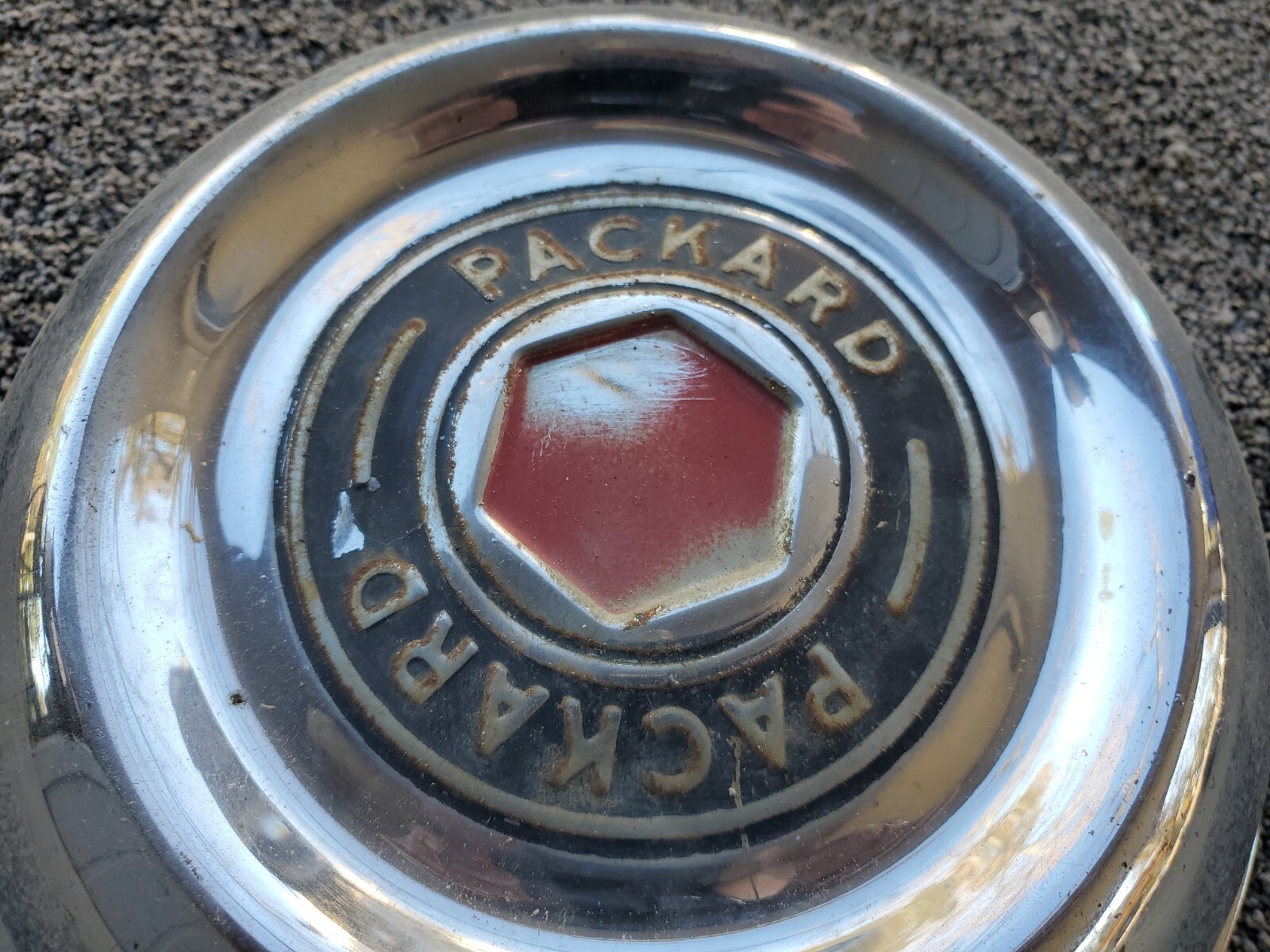 1951 51 52 53 54 Packard Standard Hubcap Rim Center Hub Cap 11 5/8" Box ...