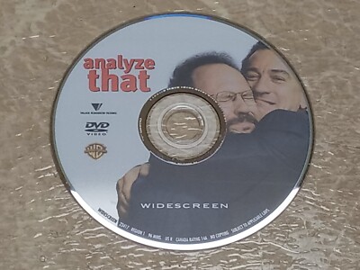 Analyze That (DVD, 2002 Widescreen) Robert DeNiro Billy Crystal Comedy ...