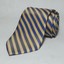 Cape Cod Men Dress Silk Neck Tie Yellow Blue Stripes 3.25" W 60" L | eBay