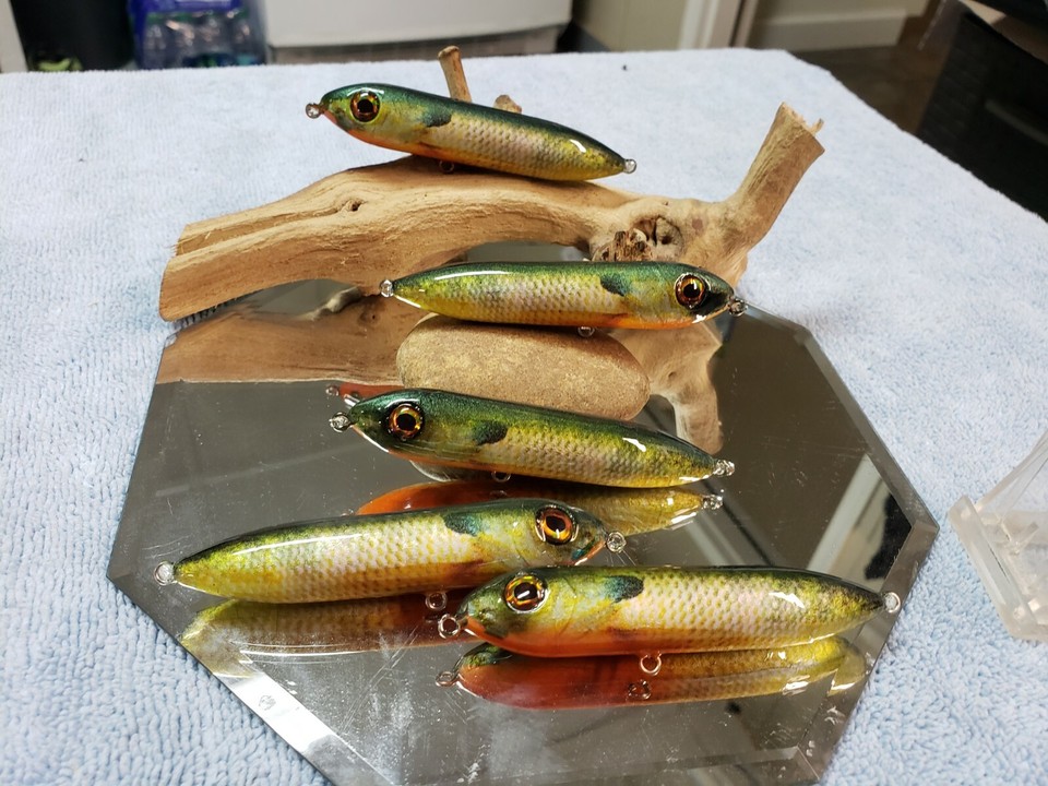 EZS CUSTOM WRAPPED SPOOK JR TOPWATER LURES | eBay