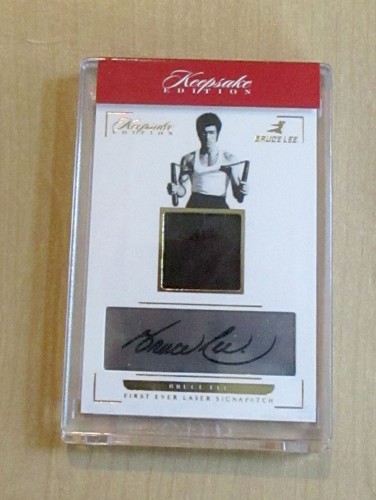 2024 Keepsake Edition Bruce Lee authentic relic Laser signapatch ...
