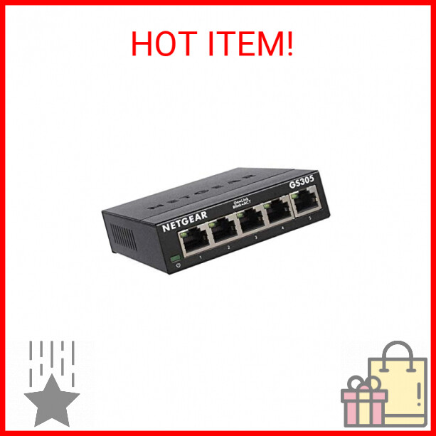 Ethernet Splitter Tp Link NETGEAR 5-Port Gigabit Ethernet Switch - Plug ...