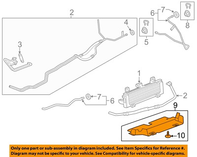GM OEM 15-19 Silverado 2500 HD Cooling Trans Oil Cooler-Lower Baffle ...