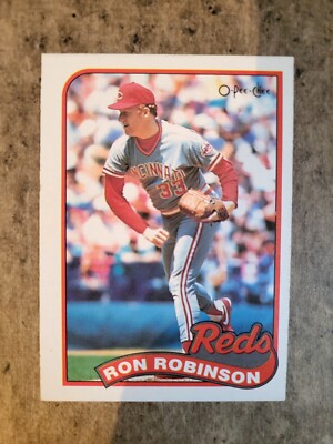 OPC 1991 BASEBALL / 16 RON ROBINSON Cincinnati Reds | eBay