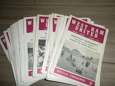 WEST HAM UNITED HOME PROGRAMMES 1967 - 9 SELECT FROM LIST | eBay UK