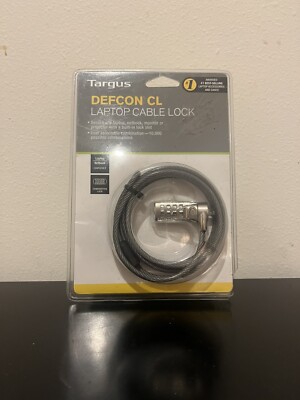Targus Defcon CL laptop cable lock Bc | eBay