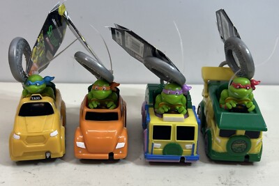 Teenage Mutant Ninja Turtles Rad Rip Racers Set of 4 TMNT New | eBay