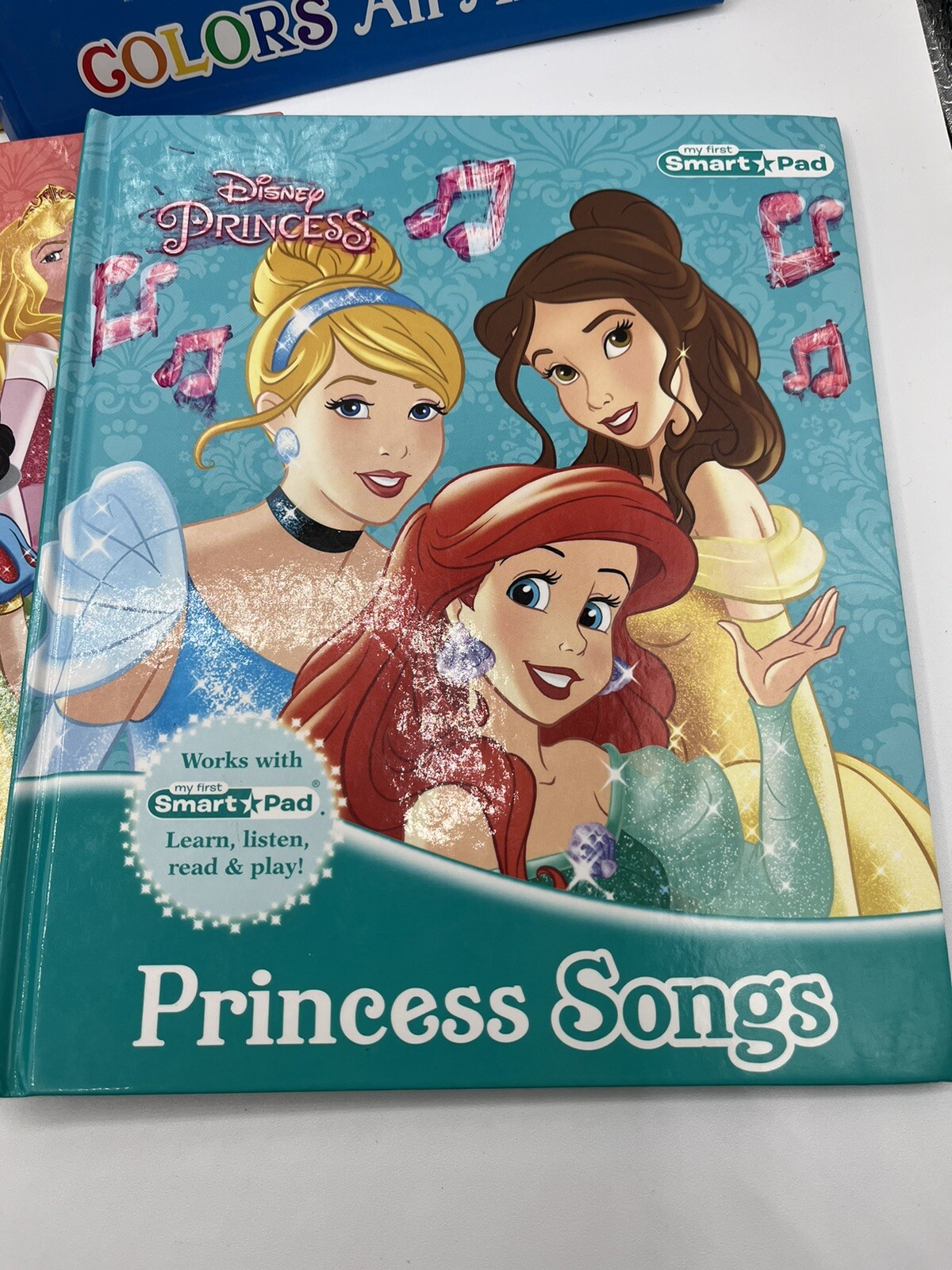 LOT OF 6 DISNEY PRINCESS MY FIRST SMART PAD BOOKS ONLY- SKILL BUILDING ...