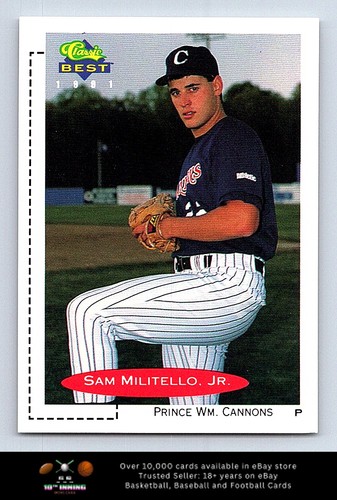 1991 Classic Best BASEBALL #150 Sam Militello Jr. | eBay