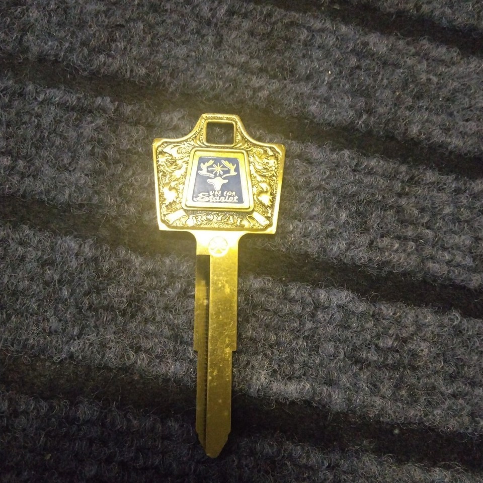 Toyota Starlet Blank Key Fashion Royal Clover Rare Item At The Time No ...