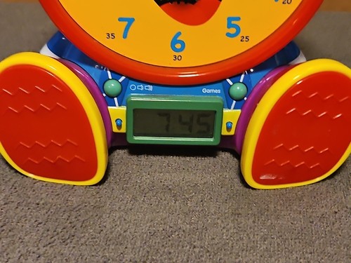 The Learning Journey -Telly Jr. Teaching Time Clock Red 3Yrs +Up | eBay