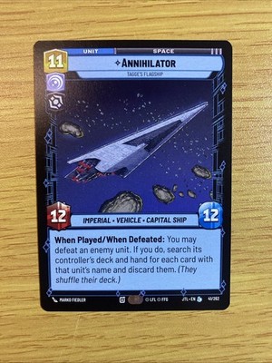 Star Wars Unlimited: Annihilator - Tagge's Flagship #41/262 - Legendary ...