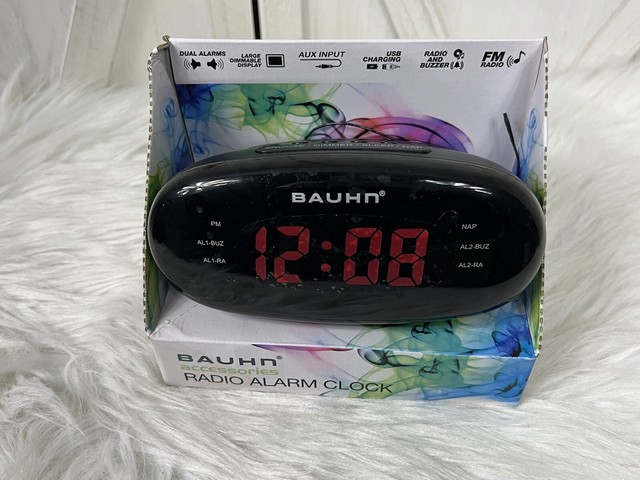 Bauhn AM/FM Radio Alarm Clock with USB charging AUX in 11614 for sale ...