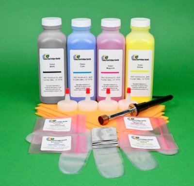 4-Color Toner Refill w/HM Tool for Canon imageRUNNER C1030 C1030iF GPR ...