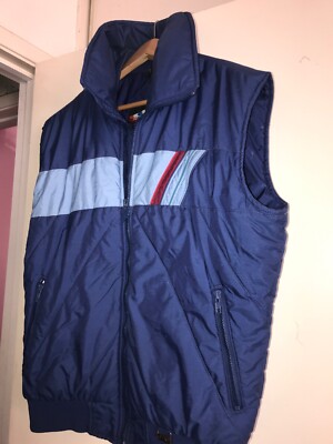 VTG 1980s White Stag Mens L Ski Puffer Vest Mork And Mindy Style | eBay