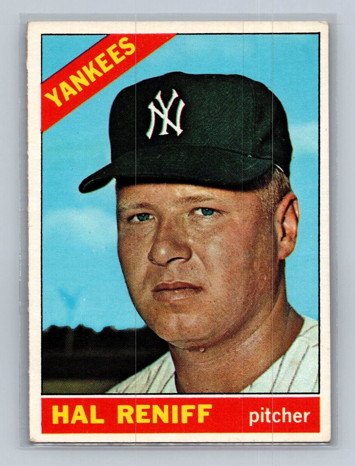 1966 Topps #68 Hal Reniff New York Yankees Baseball Card | eBay