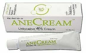 Lidocaine Anecream Topical Anesthetic Cream 30 GM Exp Jan2021 Extra ...