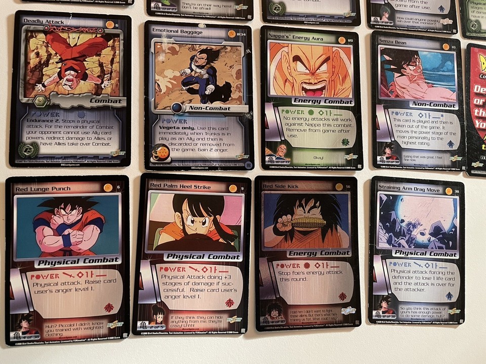 Thirteen (13) Dragon Ball Z Score Cards 2000-2002 & Unopened Booster ...