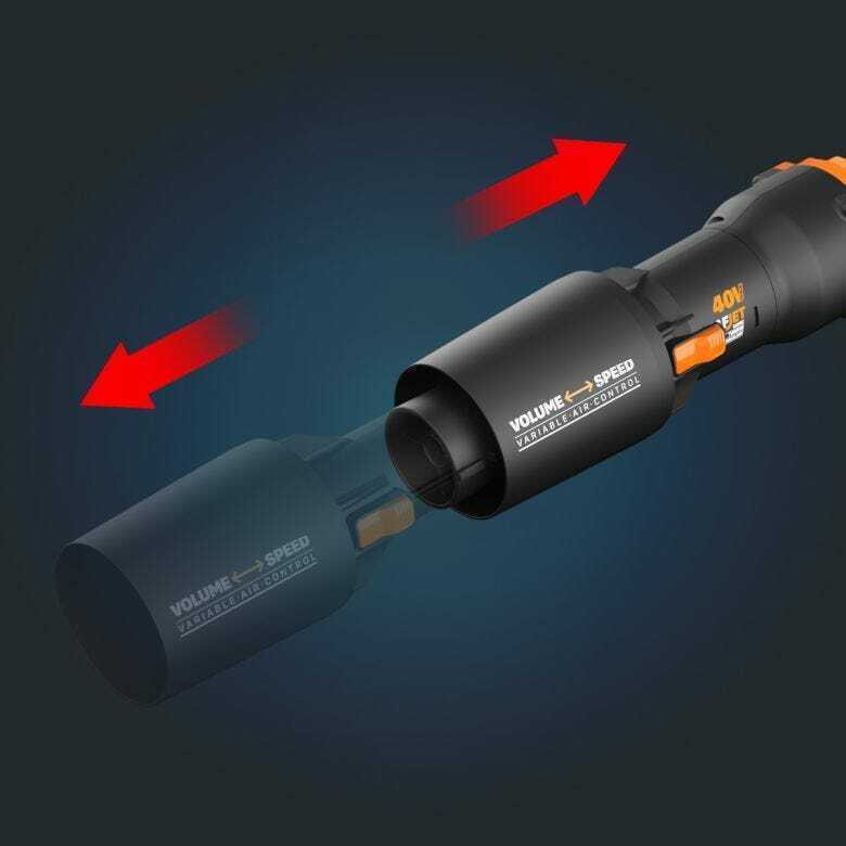 WG585.9 WORX Nitro 40V Power Share Pro Leafjet Cordless Leaf Blower ...