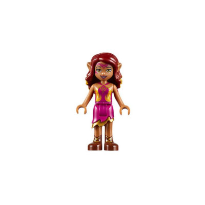 LEGO Elves Azari Firedancer Minifigure From Set 41185 - Brown Hair ...