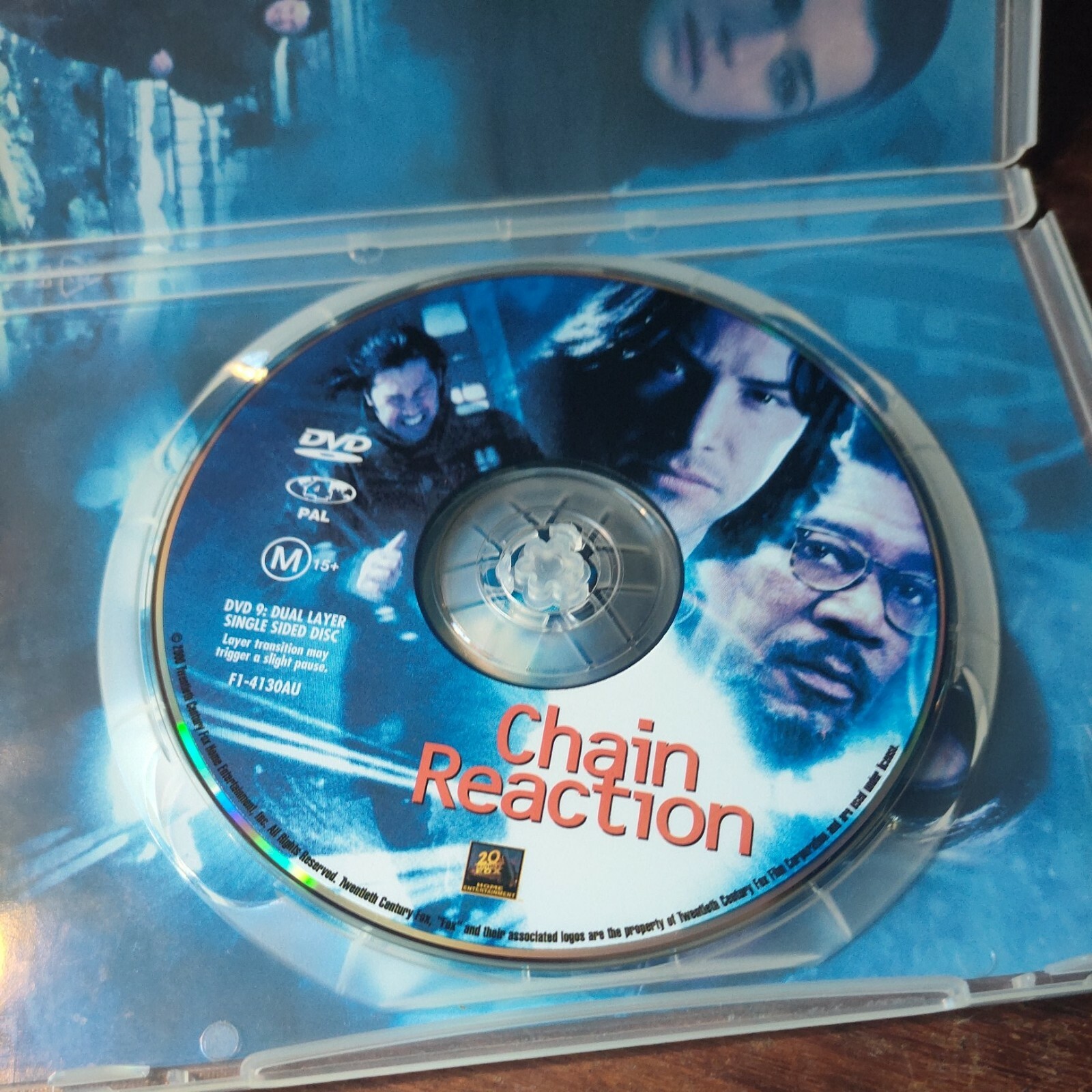 CHAIN REACTION Keanu REEVES Morgan FREEMAN Rachel WEISZ Action Sci-Fi ...