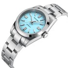 PHYLIDA 37mm Sky Blue Dial Men's Watch NH38A Automatic Sapphire Crystal ...