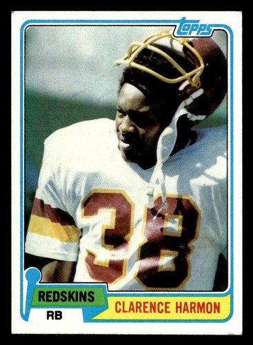 Clarence Harmon 1981 Topps Card #391 Washington Redskins | eBay