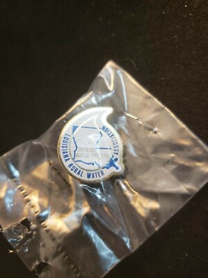 RARE NEW Pin Pinback Louisiana Rural Water Association | eBay
