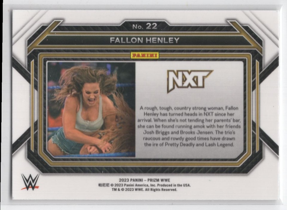 #22 2023 Prizm WWE Base _ Fallon Henley | eBay