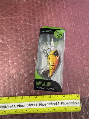 1 New Catch co Googan Squad Mini Recon Fishing crankbait 2" 1/4oz ...