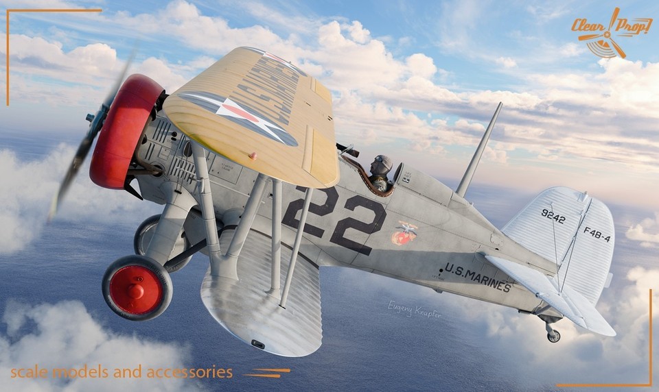 Clear Prop 4827 1:48 F4B-4 U.S MARINES Plastic model kit | eBay Australia