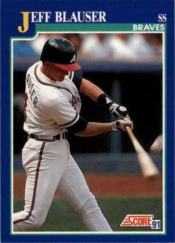 1991 Score MLB Jeff Blauser #52 | eBay