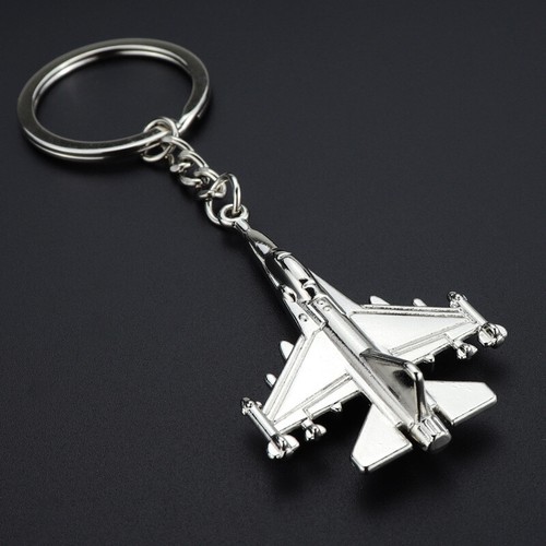 3D Simulation Fighter Jet Plane Keychain Key Ring Cute Phone Cases Car ...