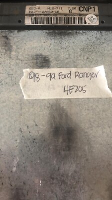 F87F-12A650-UB Ford Ranger 1998-1999 ecm ecu computer TESTED | eBay ...