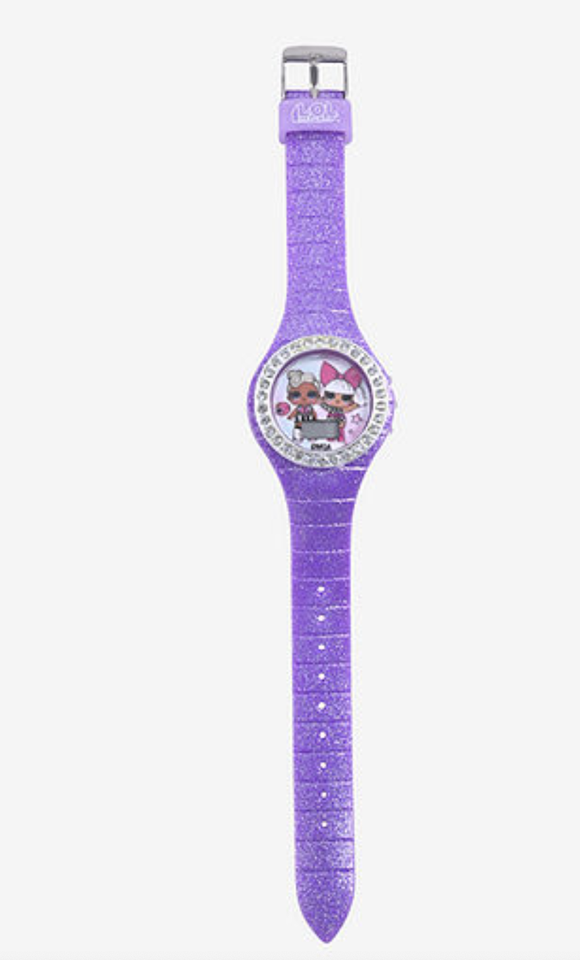 Accutime Kids Digital Quartz Plastic Violet Watch LOL40099AZ | eBay